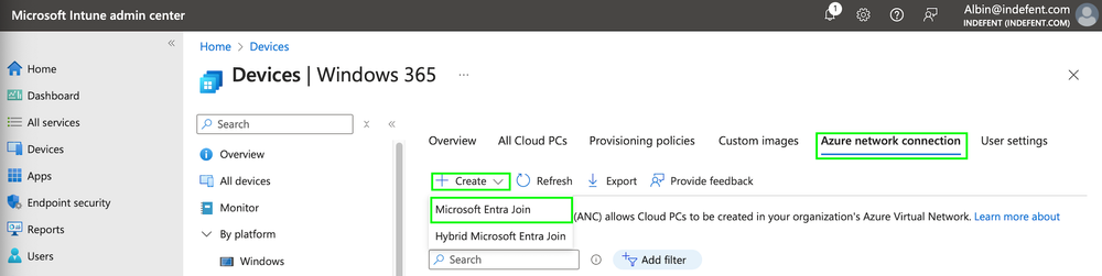 Windows 365 Cloud-PCs with the same Public IP Addresses