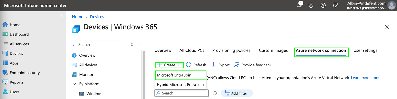 Windows 365 Cloud-PCs with the same Public IP Addresses