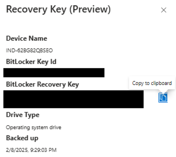 Configuring Bitlocker with Intune